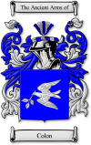 Colon Spanish Coat of Arms / Colon Spanish Family Crest