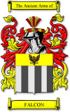 Falcon Italian coat of arms / Falcon Italian Family Crest