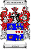 Monaco coat of arms / Monaco Family Crest