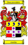 Munday coat of arms / Munday Family Crest