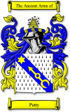 Petty Irish coat of arms / Petty Irish Family Crest