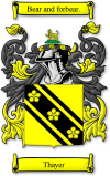 Thayer coat of arms / Thayer Family Crest