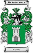 Vazquez coat of arms / Vazquez Family Crest